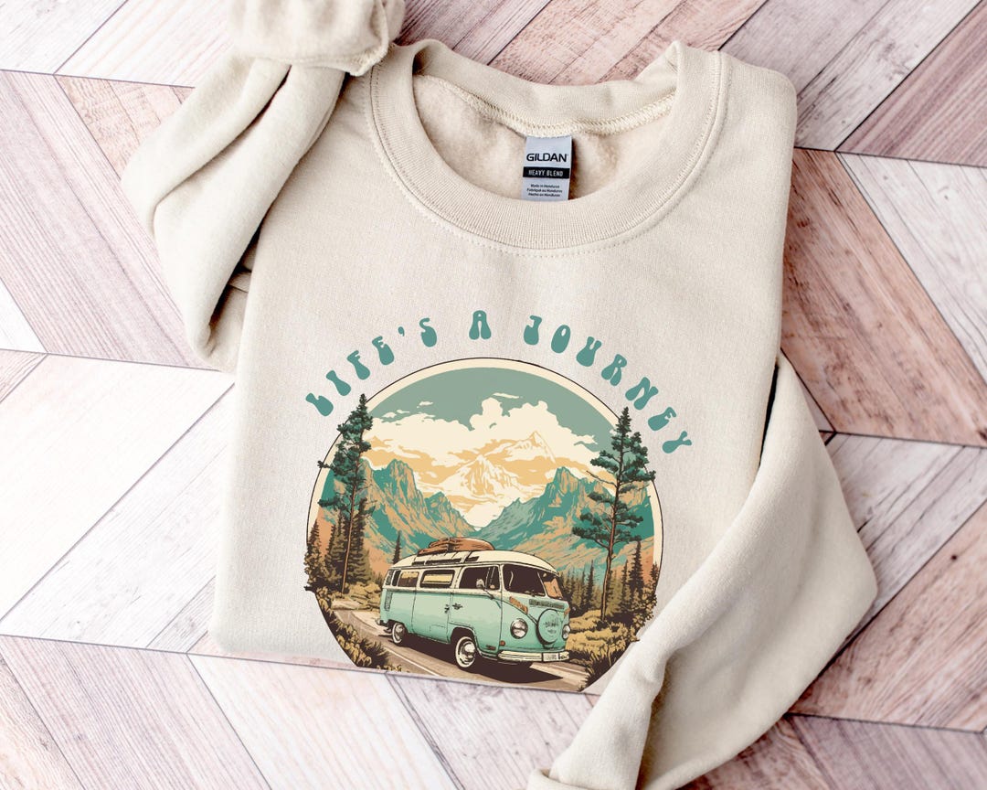 Volkswagen Bus Sweatshirt, Bus Life Sweatshirt, Bus Camp Sweatshirt ...
