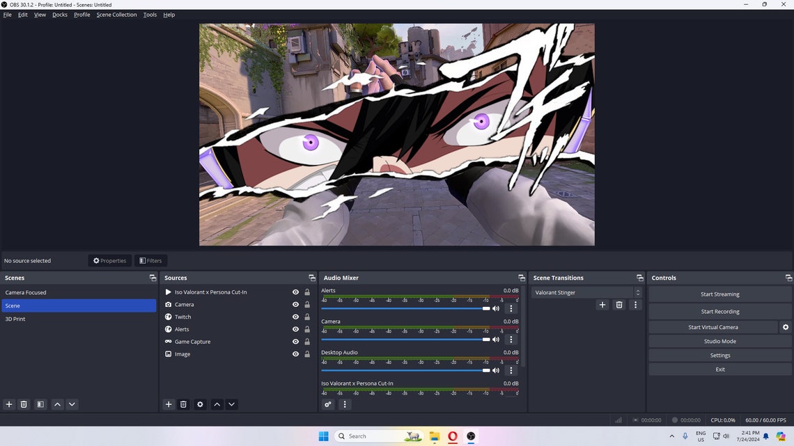 Iso Valorant X Persona 5 Stream Overlay (digital Download) - Etsy