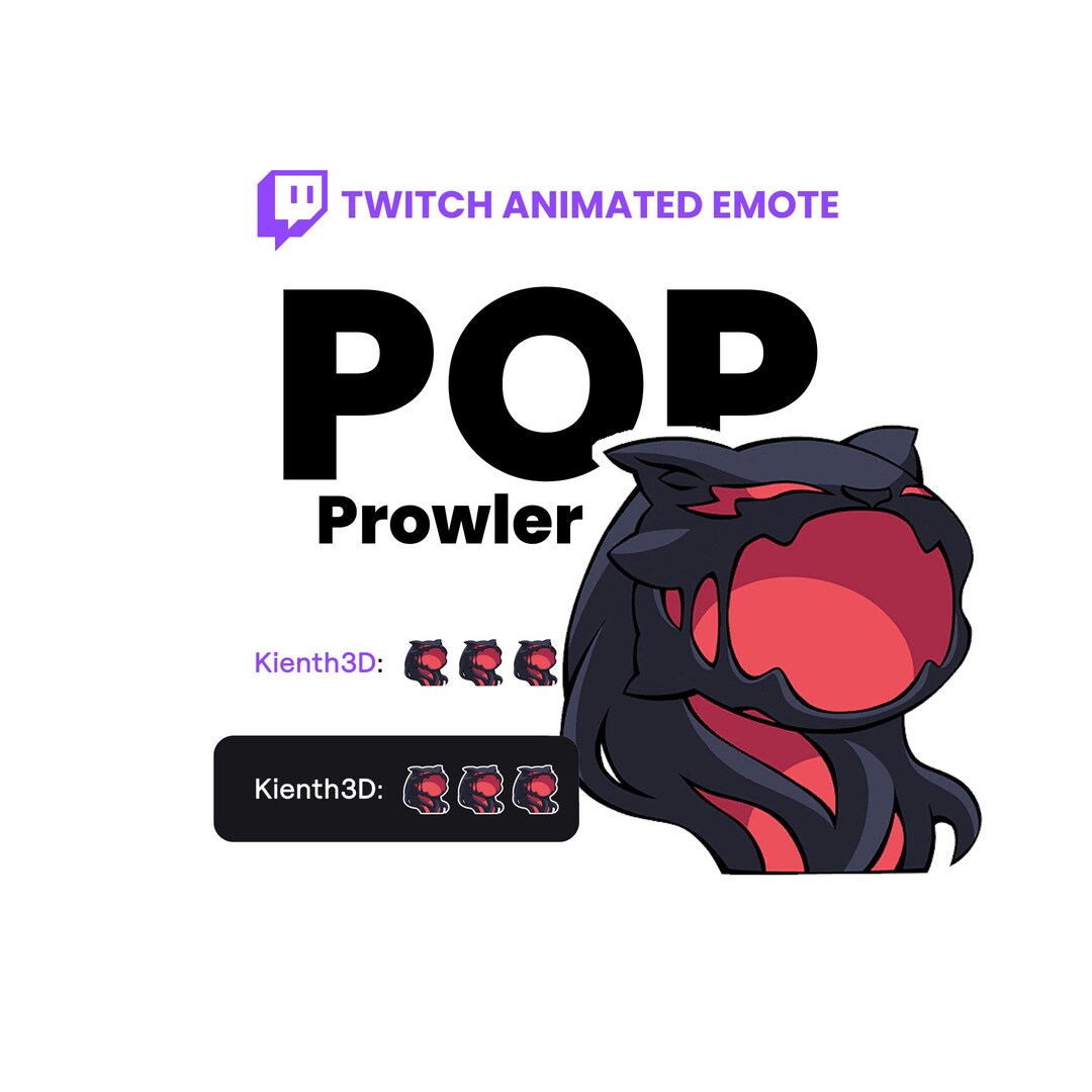 Fade Pop Prowler Animated Emote (digital Download) - Etsy