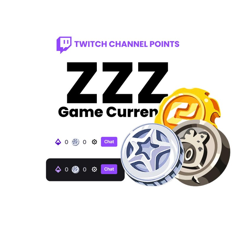 Zenless Zone Zero Channel Points: Twitch Streamer Currency Icons ...