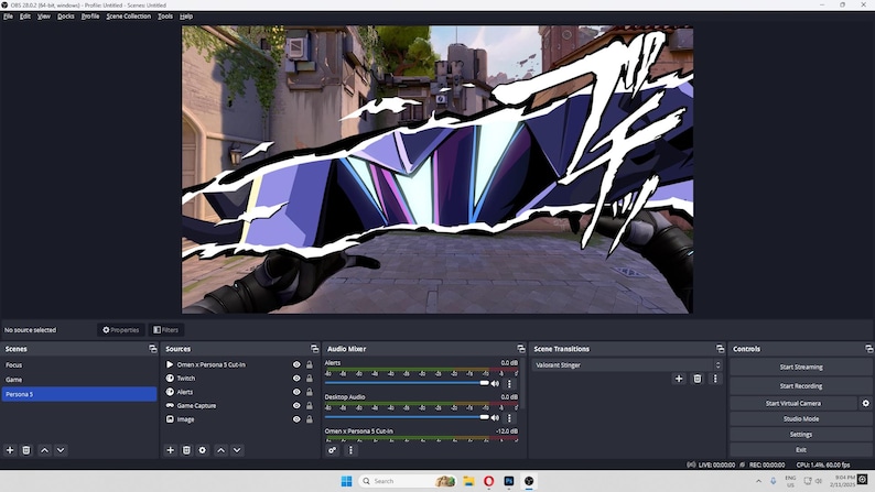Omen Valorant X Persona 5 Animated Stream Overlay (digital Download) - Etsy