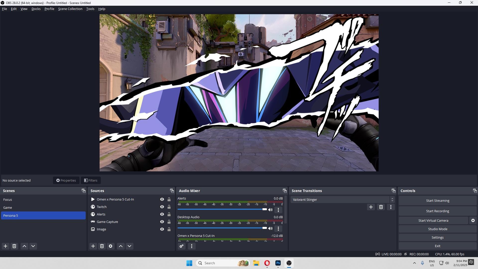 Omen Valorant X Persona 5 Animated Stream Overlay (digital Download) - Etsy