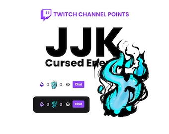 Jujutsu Kaisen Cursed Energy Icon for Twitch Channel Points (digital ...