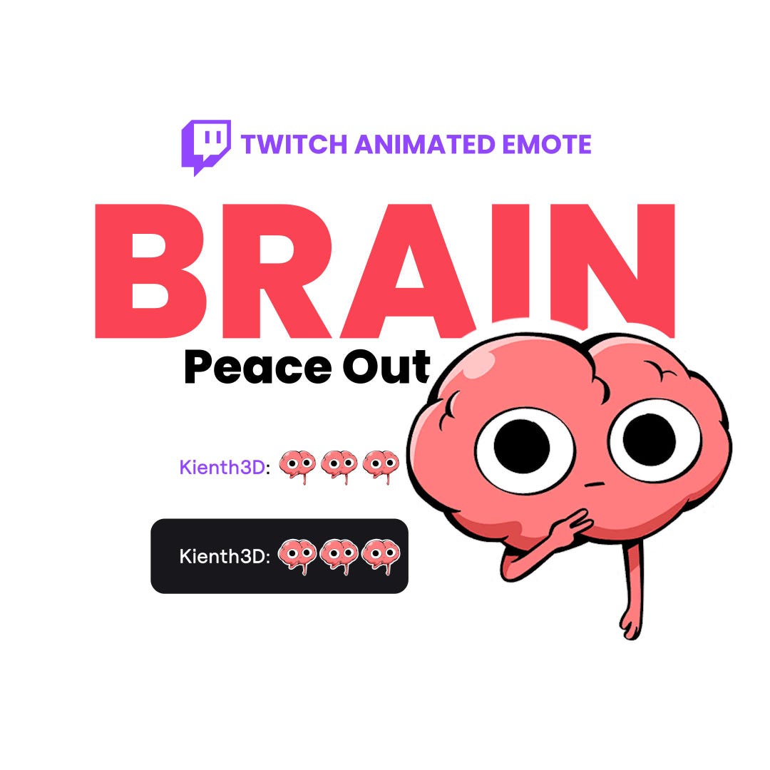Animated Emote - Peace Out Spray for Twitch and Discord - Perfect for ...