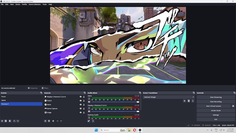 Waylay Valorant X Persona 5 Stream Overlay (digital Download) - Etsy