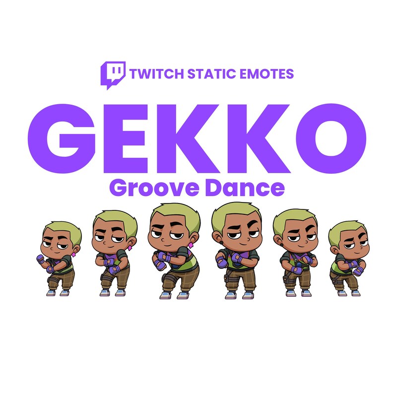 Gekko Groove Dance Spray Animated Emote (digital Download) - Etsy Canada