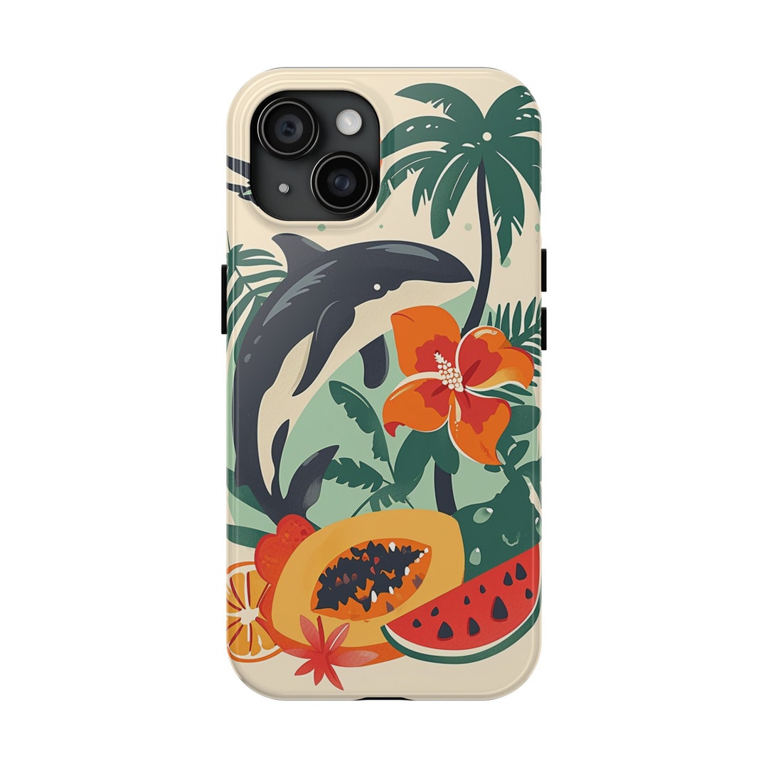 Cute Hawaiian Sunset Phone Case, Beach Phone Case, Stylish Aesthetic ...