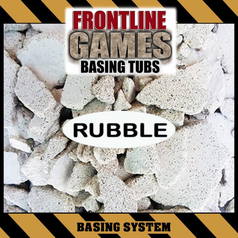 Ruined Stone-slab Rubble - BASING TUB - Miniature Basing System - Etsy