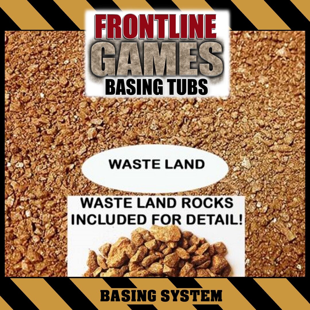 Waste Land Basing - BASING TUB - Miniature Basing System - Etsy