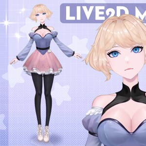 Live2d Model: Ann - Vtuber Model FULLY INSTALLED - Ready to Use! - Etsy