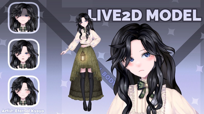 Live2d Model: Girl From the 17th Century - Vtuber Model FULLY INSTALLED ...