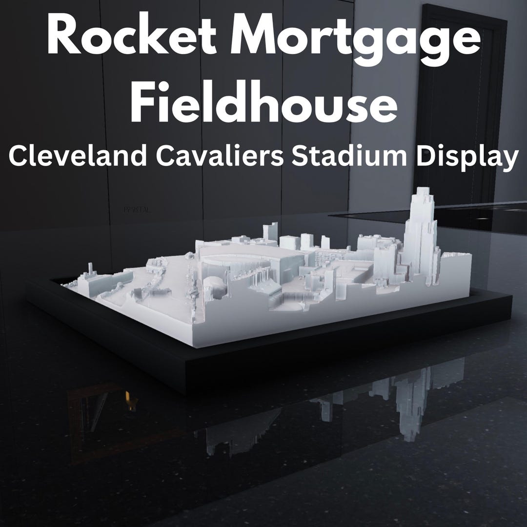 3D Model Rocket Mortgage Fieldhouse: Cleveland Cavaliers Stadium ...
