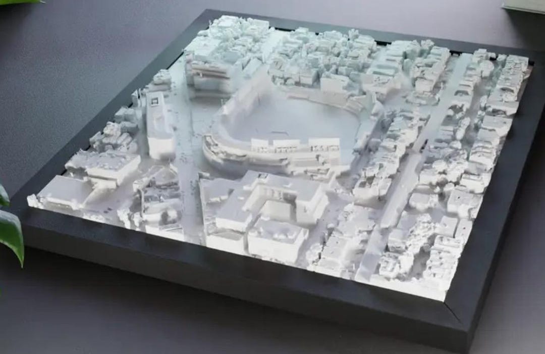 Wrigley Field 3D Model: Chicago Cubs Baseball Stadium Art - Etsy