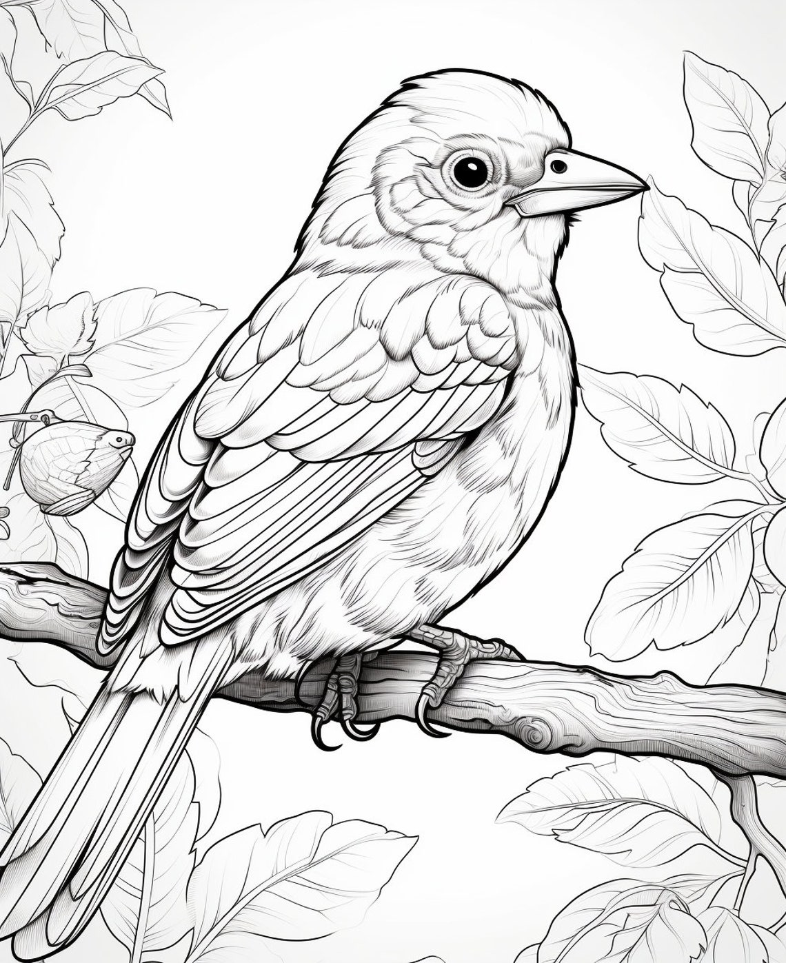 120 Birds to Color - Etsy