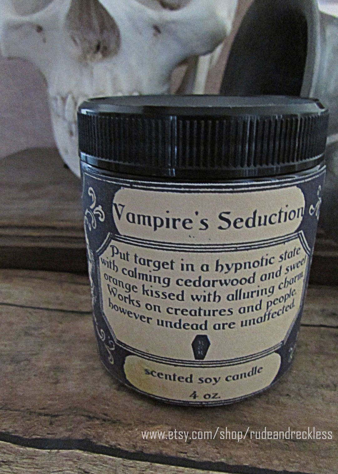 Vampire's Seduction Skyrim Themed Candle - Etsy