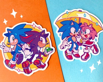 Sonic the Hedgehog - Cute Stickers - Gift Set Girls Boys Birthday ...