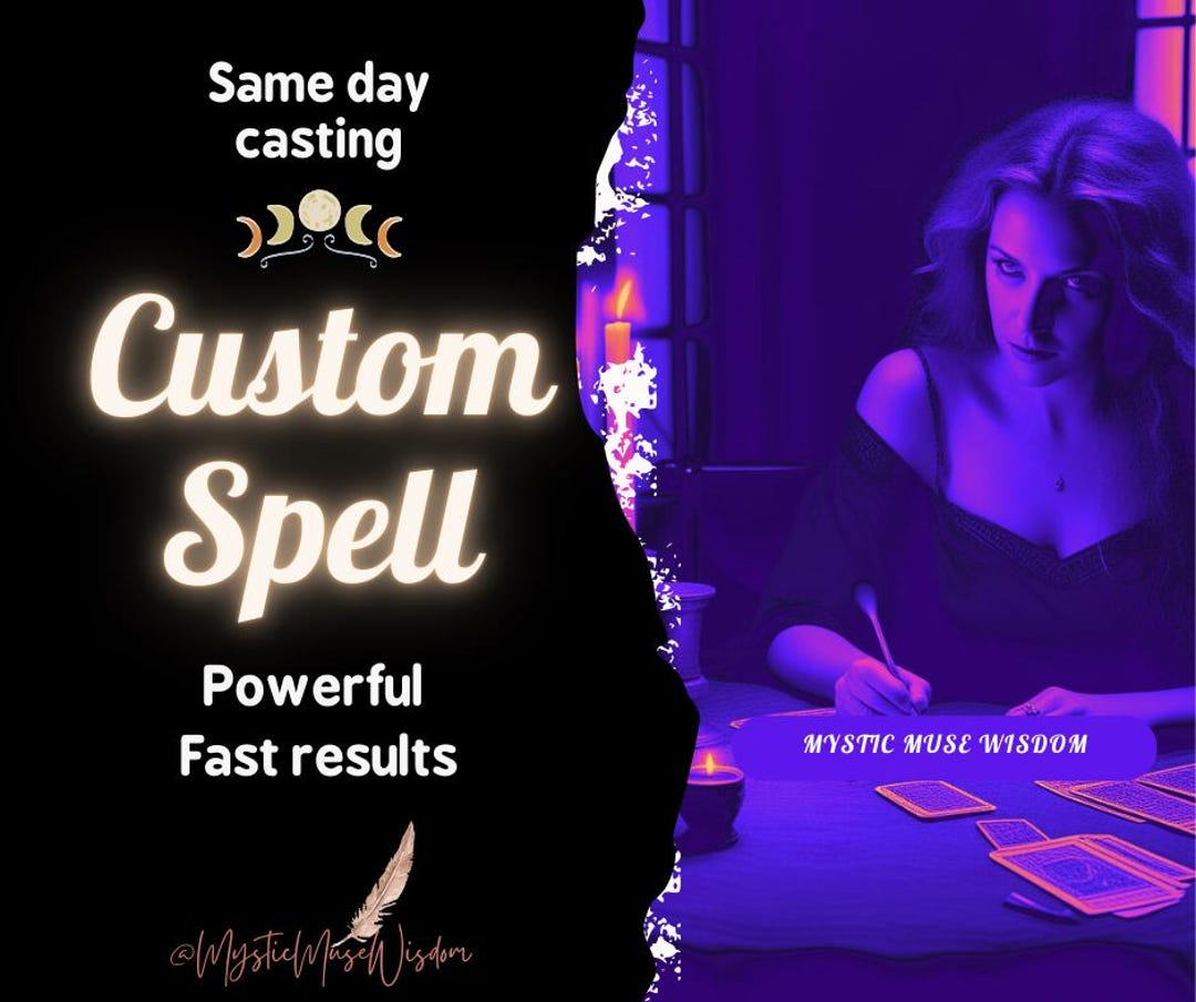 Powerful Spell Ritual, Custom Made for You, Ask What You Want, Love ...