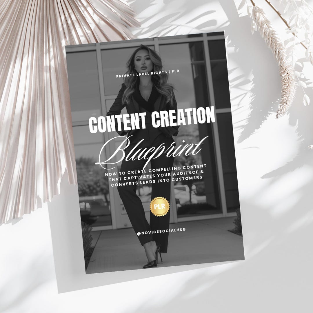 Content Creation Blueprint, Lead Magnet, PLR Ebook, Small Business ...