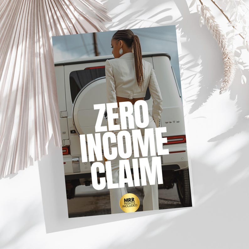 Zero Income Claim Guide, Faceless Digital Marketing, MRR & PLR Resell ...