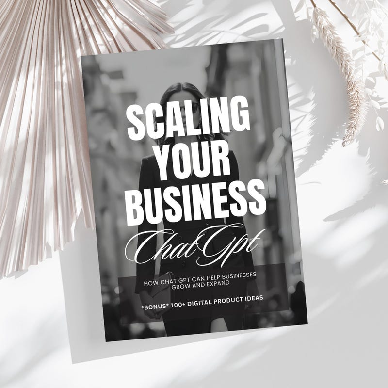 Chatgpt Business Etsy