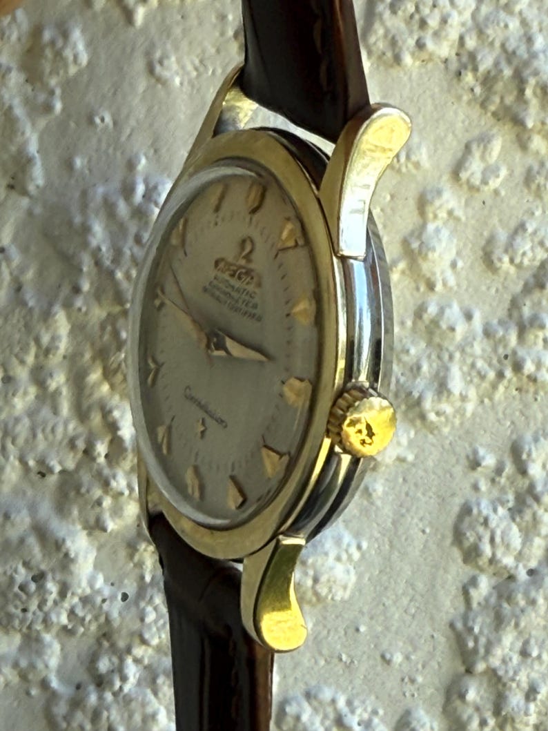 Omega Constellation Chronometer Pan Pie Gold Capped Automatic 34mm ...