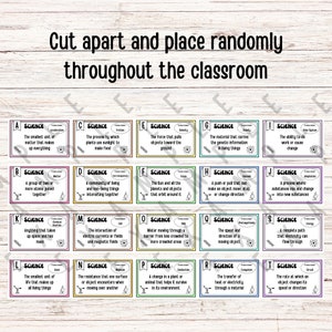 Science Scavenger Hunt - Fun Interactive Classroom Activity - Etsy