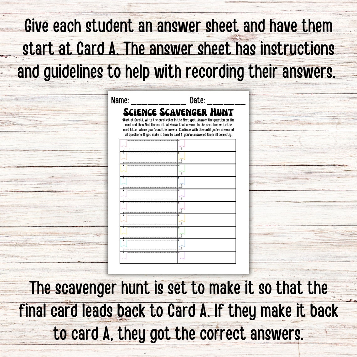 Science Scavenger Hunt - Fun Interactive Classroom Activity - Etsy