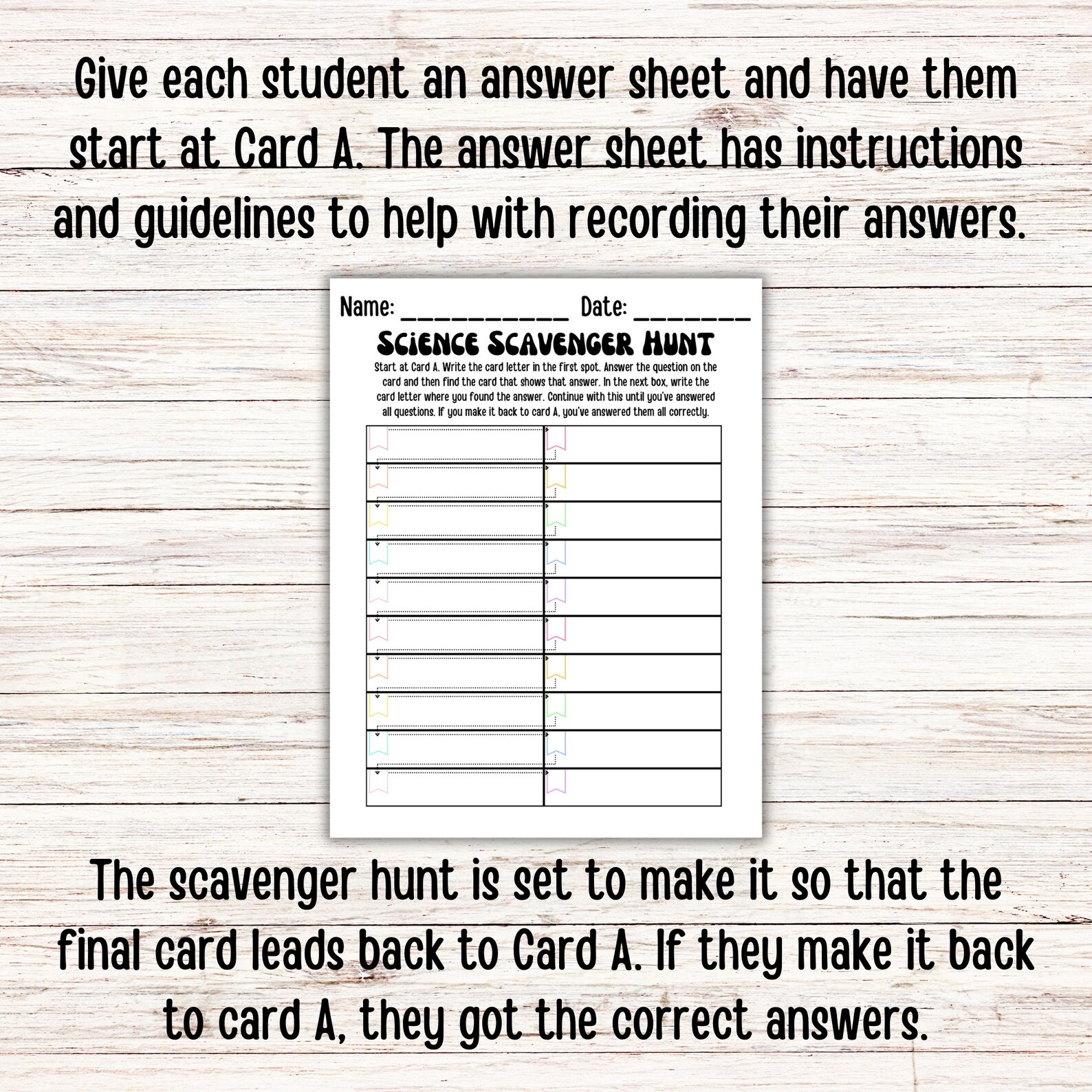 Science Scavenger Hunt - Fun Interactive Classroom Activity - Etsy