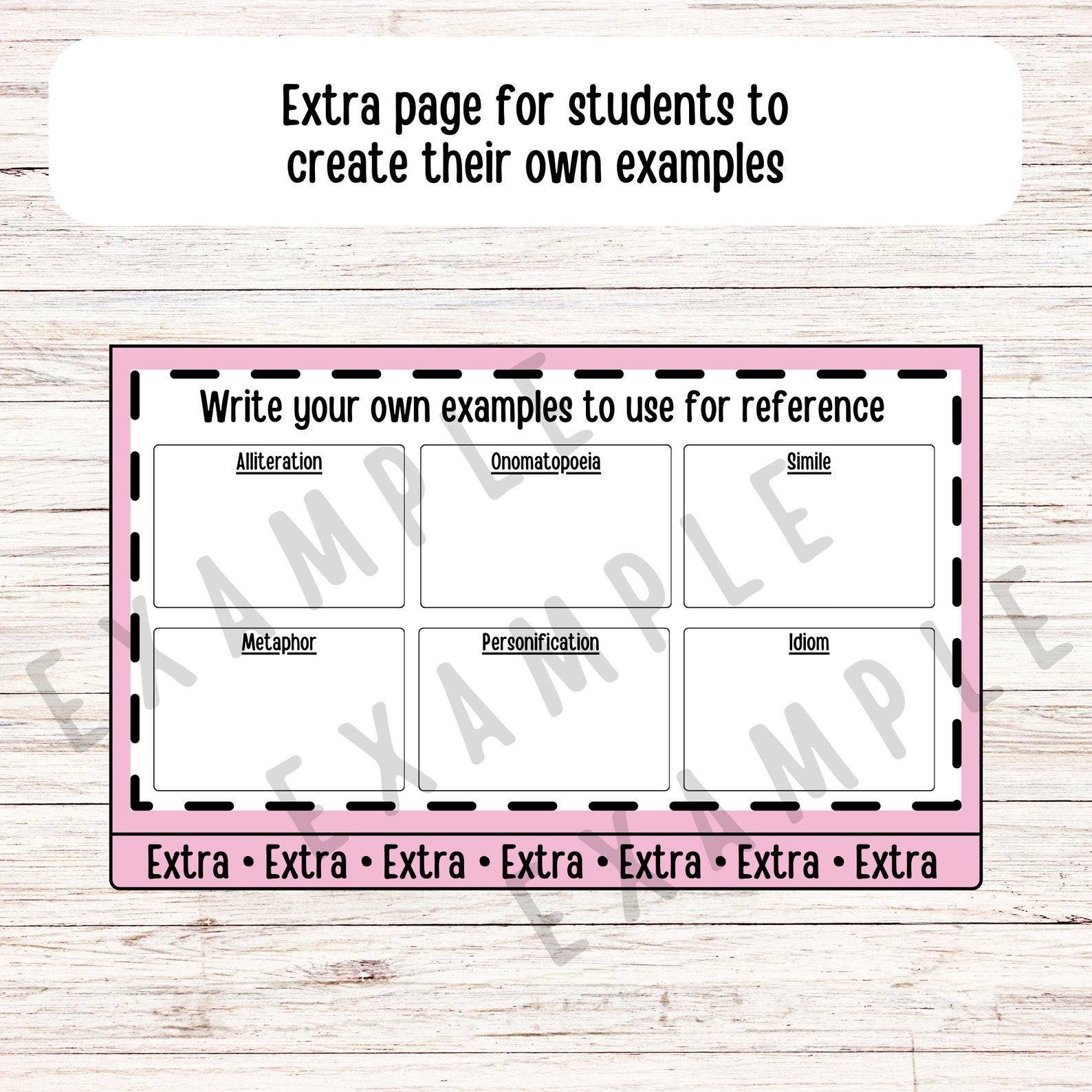 Literary Devices Flipbook Classroom Activity - Etsy