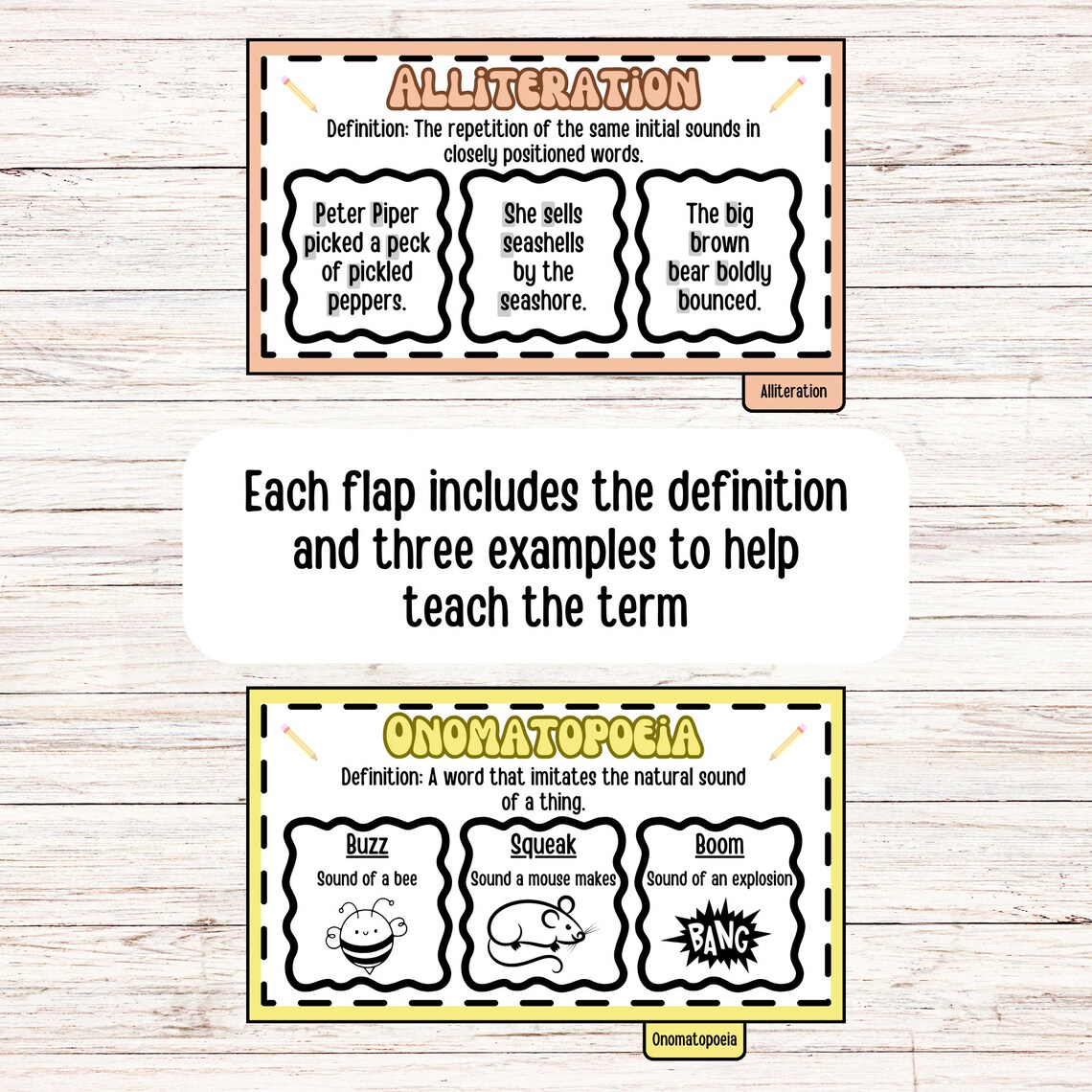Literary Devices Flipbook Classroom Activity - Etsy