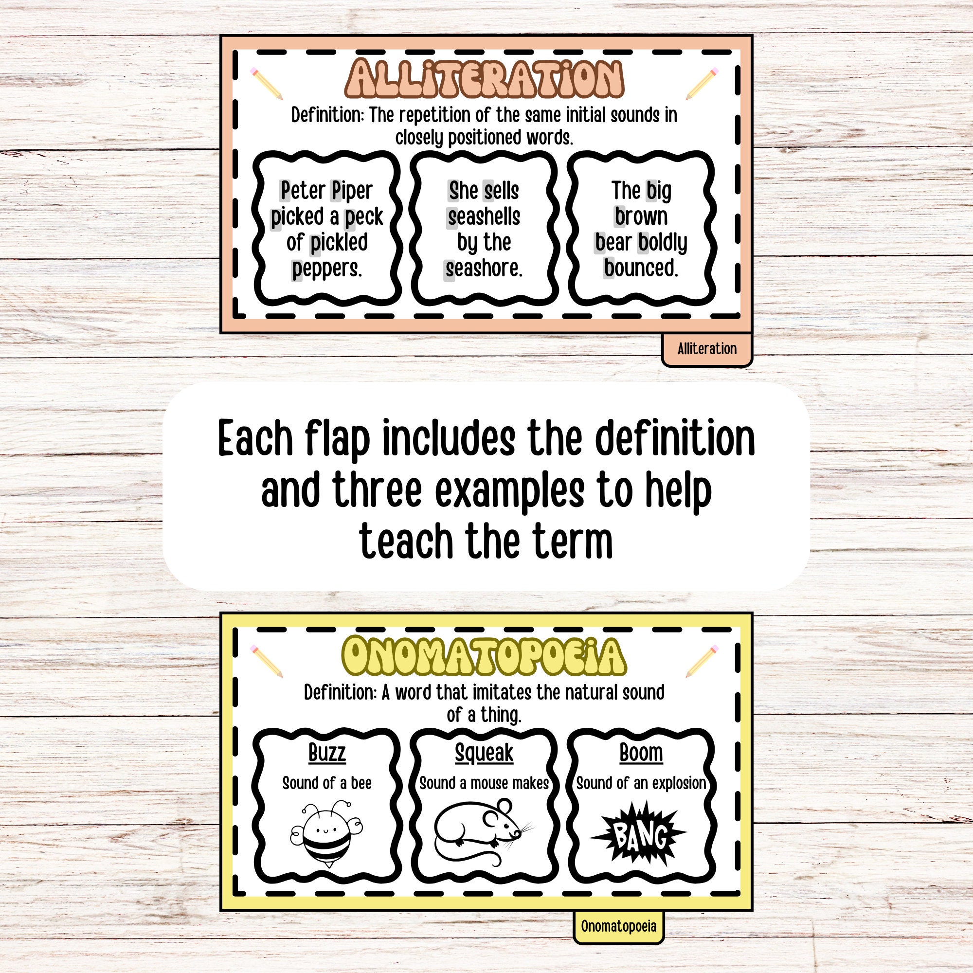 Literary Devices Flipbook Classroom Activity - Etsy