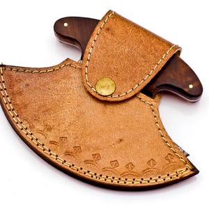 Personalized Custom Handmade Forged Ulu Knife Alaskan Chopper Rocker ...