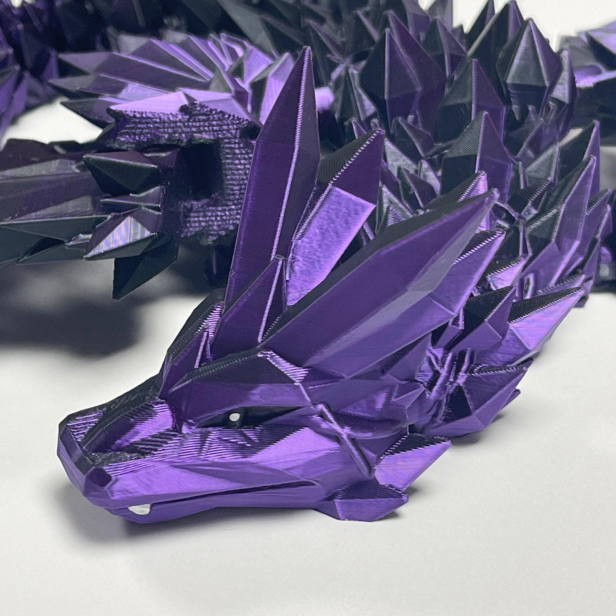 Crystal Winged Dragon | 3D Printed | Articulated Model - Etsy