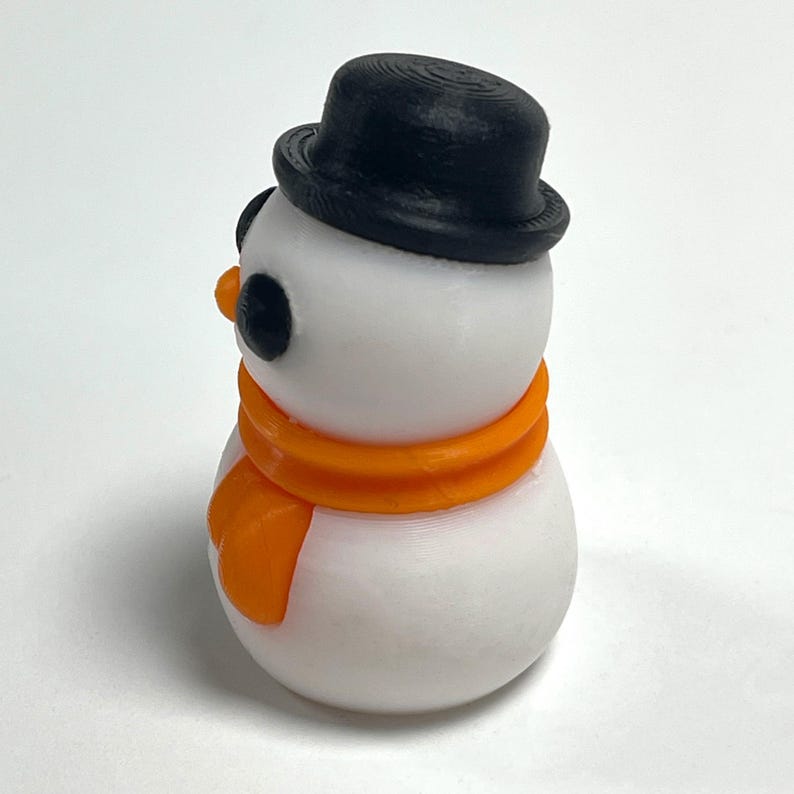 Snowman Sculpture Xmas Fidget Toy - Etsy