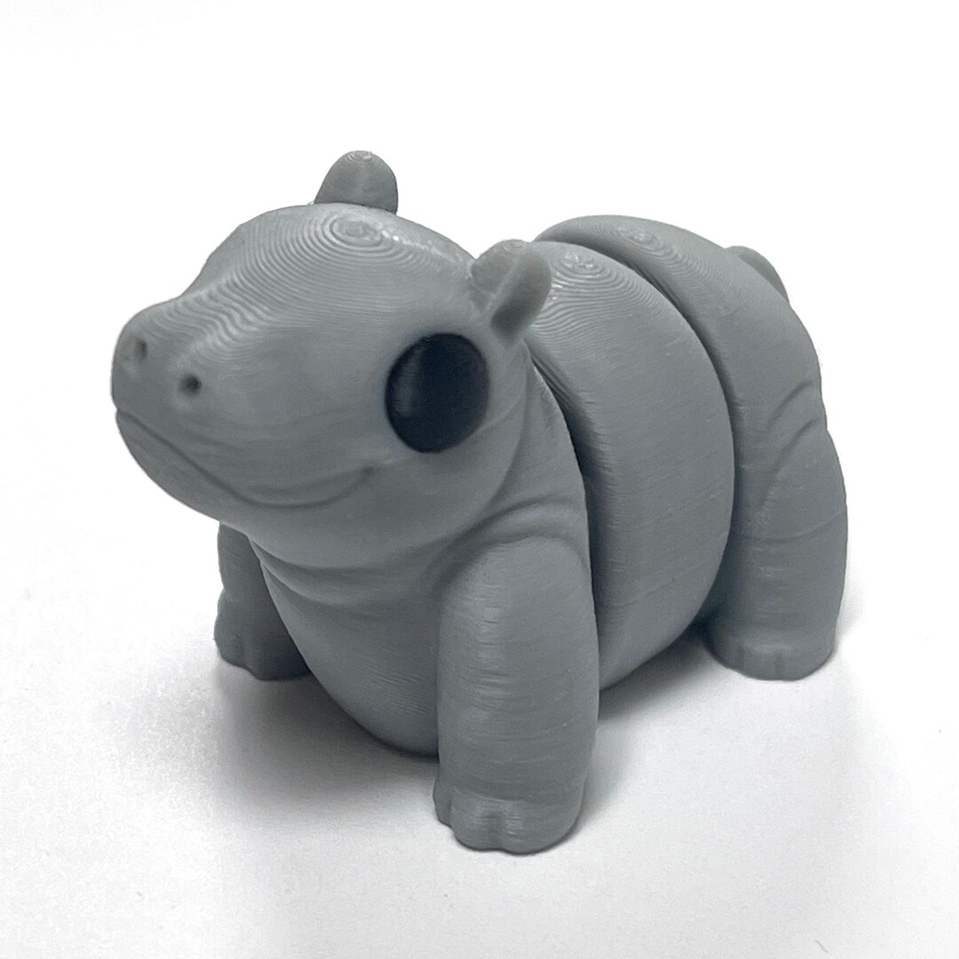 Hippo 3D Printed Articulated Model - Etsy