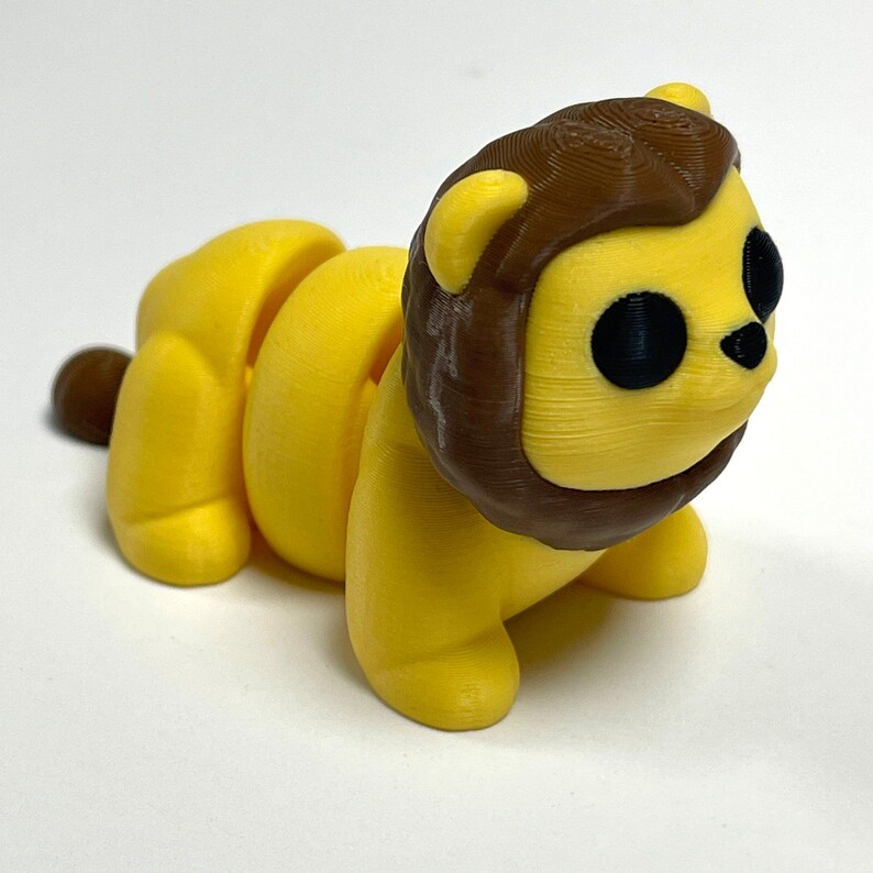 Lion| 3D Printed | Articulated Model - Etsy