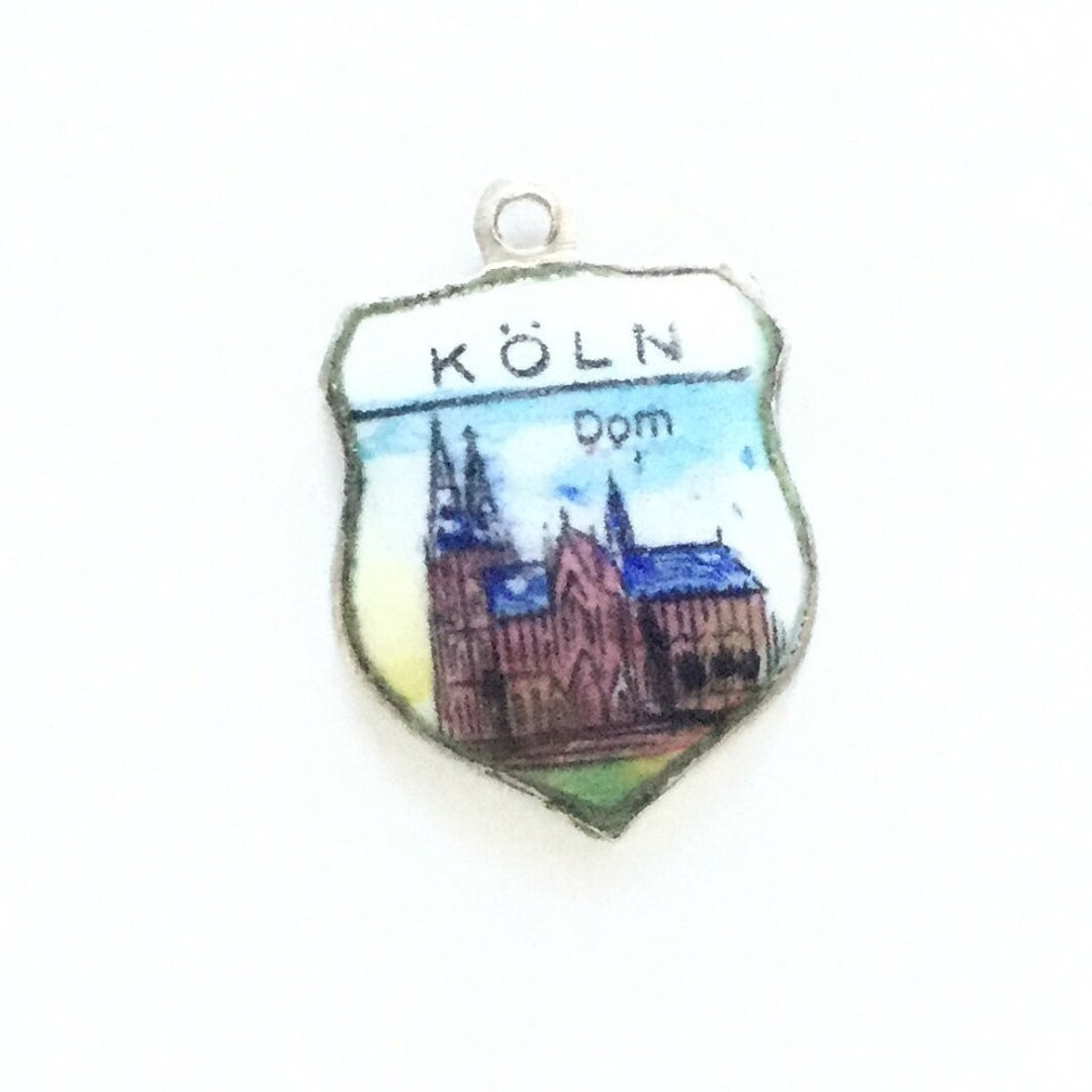 Koln Cologne Germany Vintage Enamel Souvenir Travel Shield Crest ...