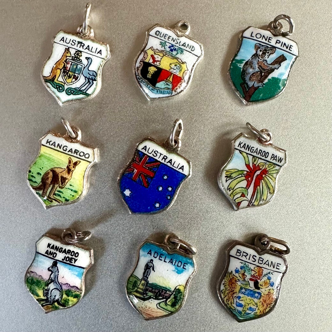 Australia Queensland, Adelaide, Lone Pine, Brisbane, Kangaroo Vintage ...