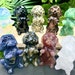 2.3'' Natural Crystal Dogs, Hand Carved Puppy Sculptures, Crystal ...