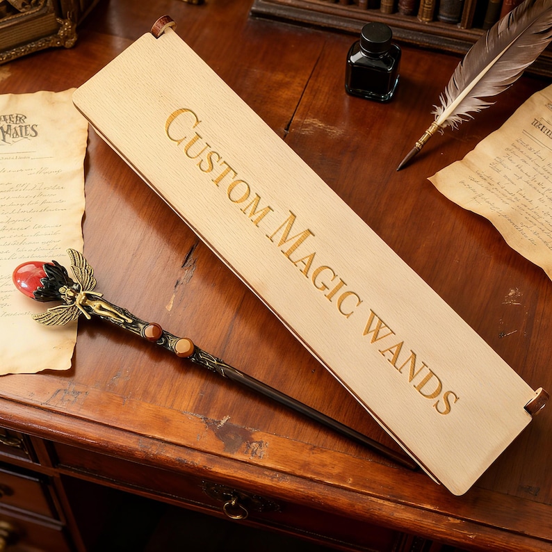 Custom Crystal Magic Wands, Handmade Crystal Wands, Quartz Magic ...