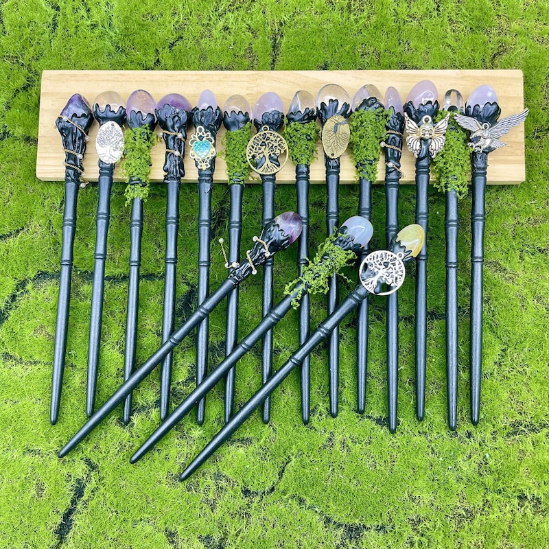 Obsidian Wand - Etsy