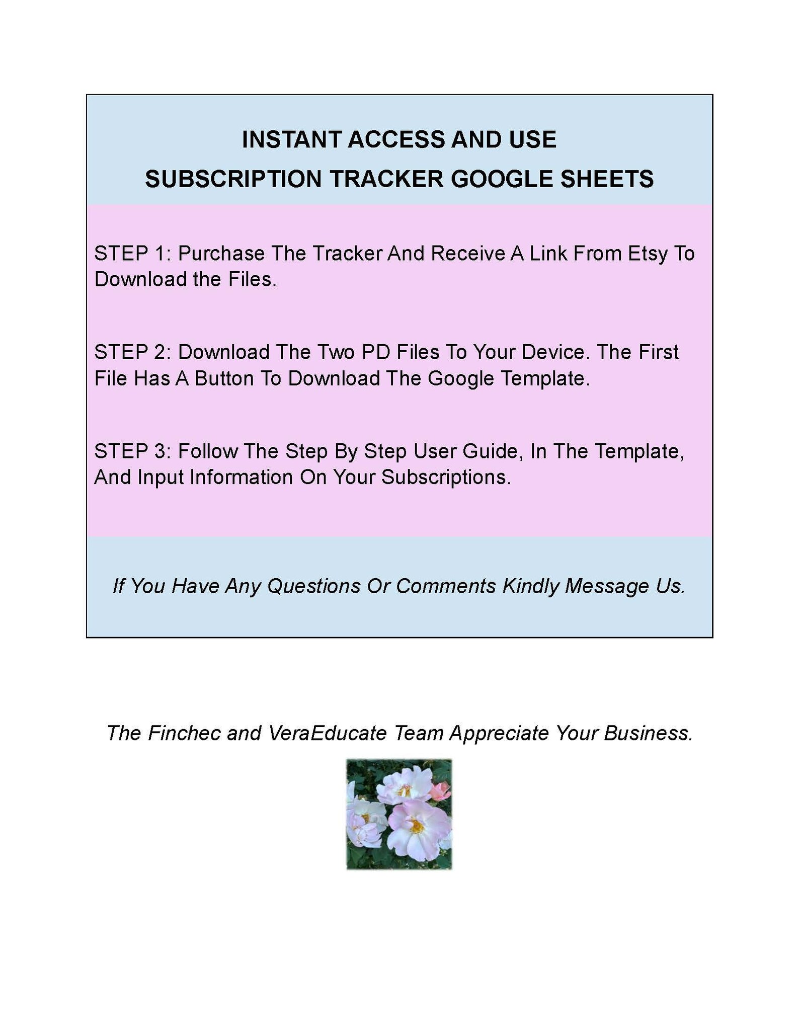 Subscription and Renewals Tracker (for Google Sheets) - Etsy