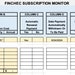 Subscription and Renewals Tracker (for Google Sheets) - Etsy