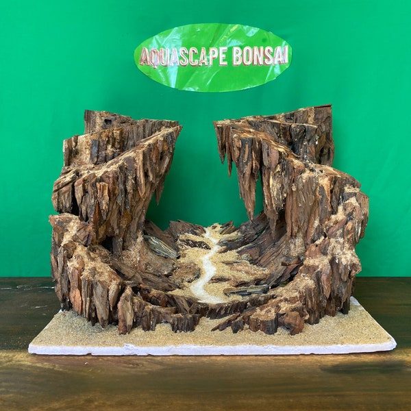 Aquarium Driftwood Centerpiece Aquascape Hardscape Arch Fish Tank ...