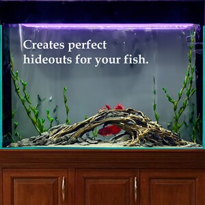 Aquarium Driftwood Centerpiece Aquascape Hardscape Arch Fish Tank ...