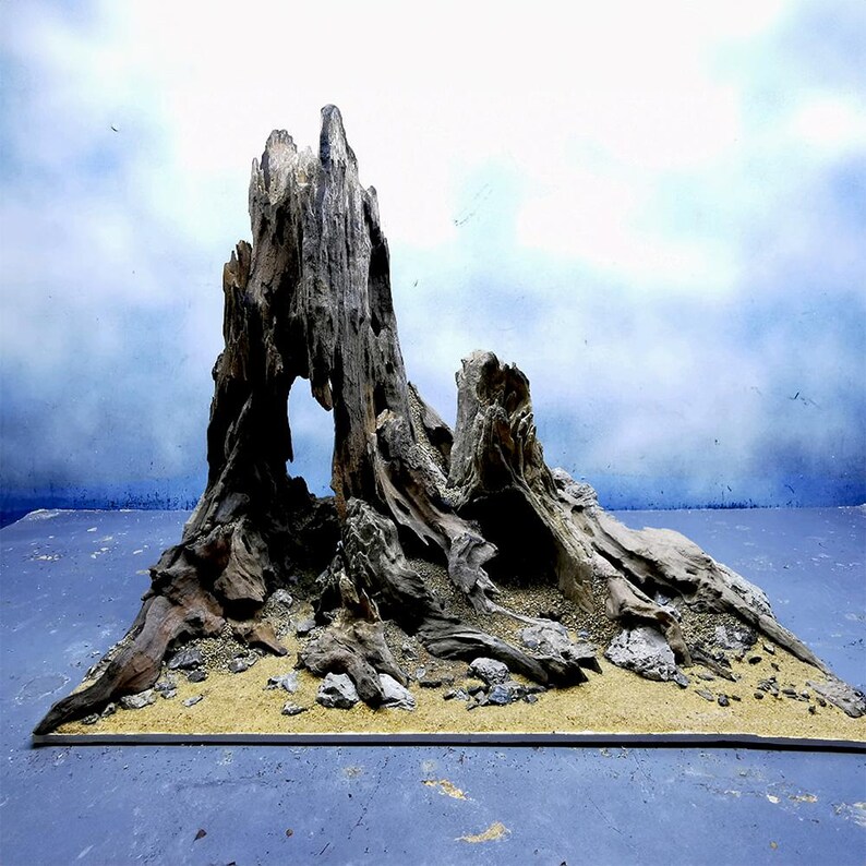 Driftwood Aquarium Cave Hardscape Large Aquascape Hideout Fish Tank ...