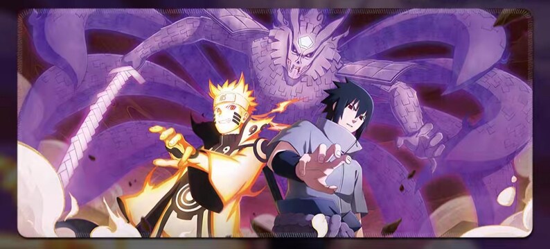 Mouse Pad of Naruto and Sasuke - Etsy
