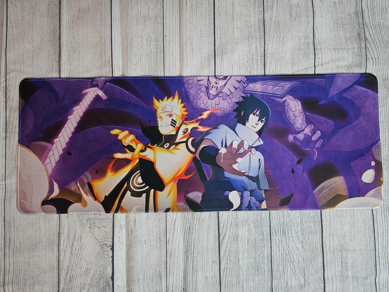 Mouse Pad of Naruto and Sasuke - Etsy