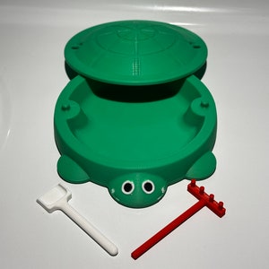Cute Sand Box Turtle & Mini Rake, Zen Garden, Sensory Toy, Green ...