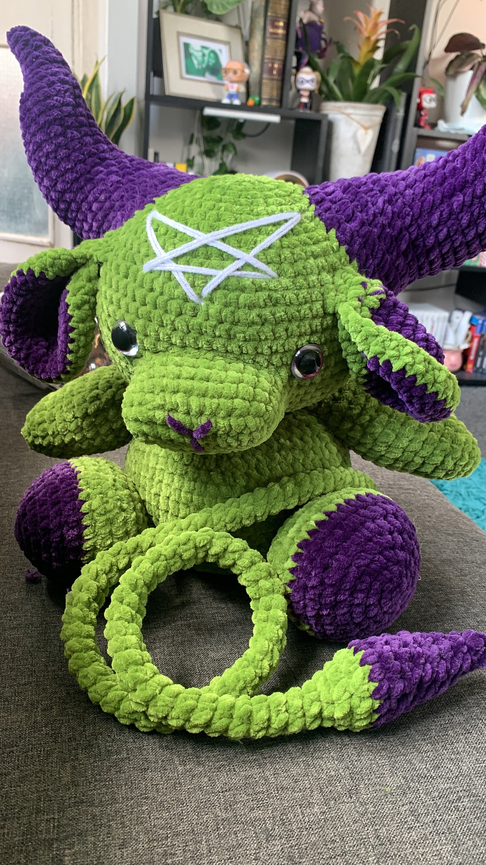 Jumbo Baphomet Stuffie - Etsy